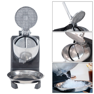 Shaved Ice Machine With Adjustable Blade for Fluffy Ice - SCHWUA
